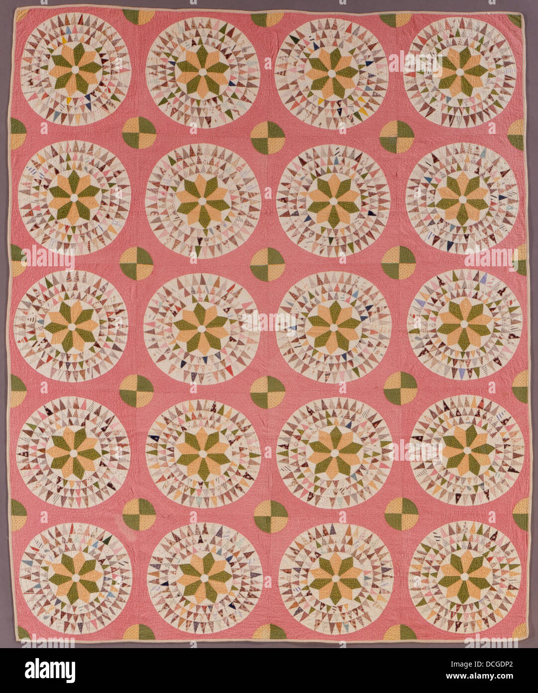 The quilt, housed in the Los Angeles County Museum of Art, is a fine ...