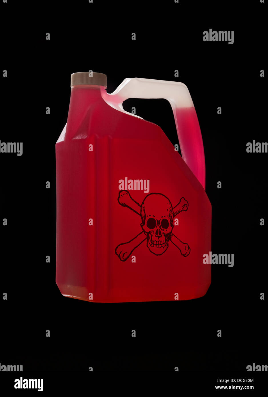 Can with biohazard content Stock Photo - Alamy