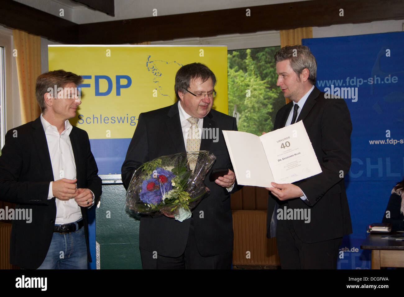 Dr. Heiner Garg, Ekkehard Klug, Sebastian Blumenthal, Member of the ...