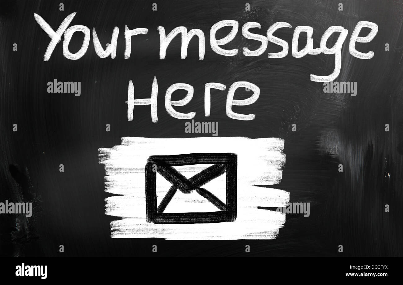 Your message here Stock Photo - Alamy