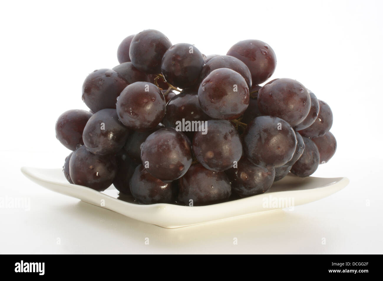sweet organic red grapes Stock Photo - Alamy