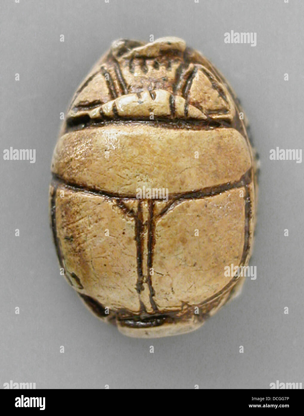 This inscribed scarab, part of the LACMA collection, was made for a ...