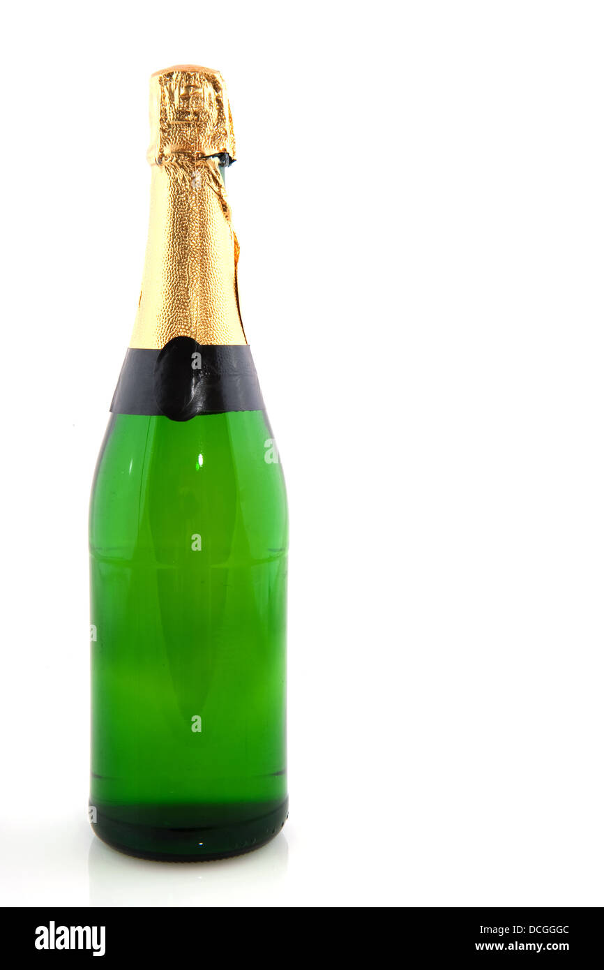 Green glass alcohol bottle hi-res stock photography and images - Alamy
