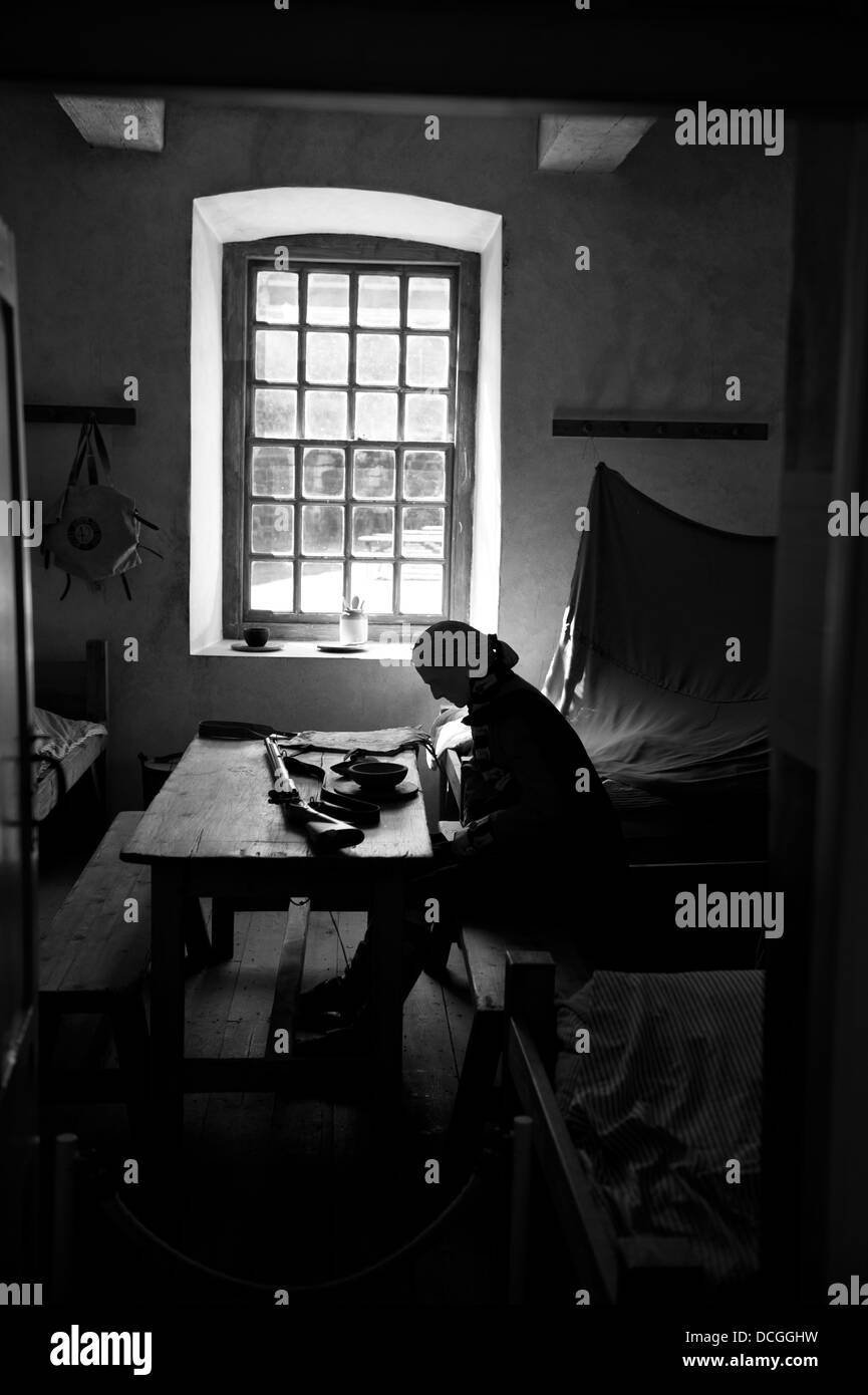 Old soldier silhouette Stock Photo - Alamy
