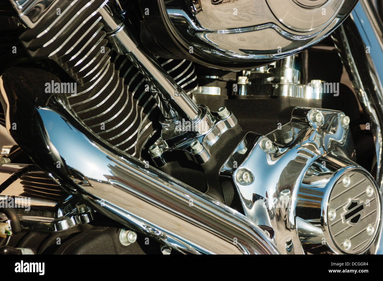 close-up motorcycle engine Stock Photo - Alamy