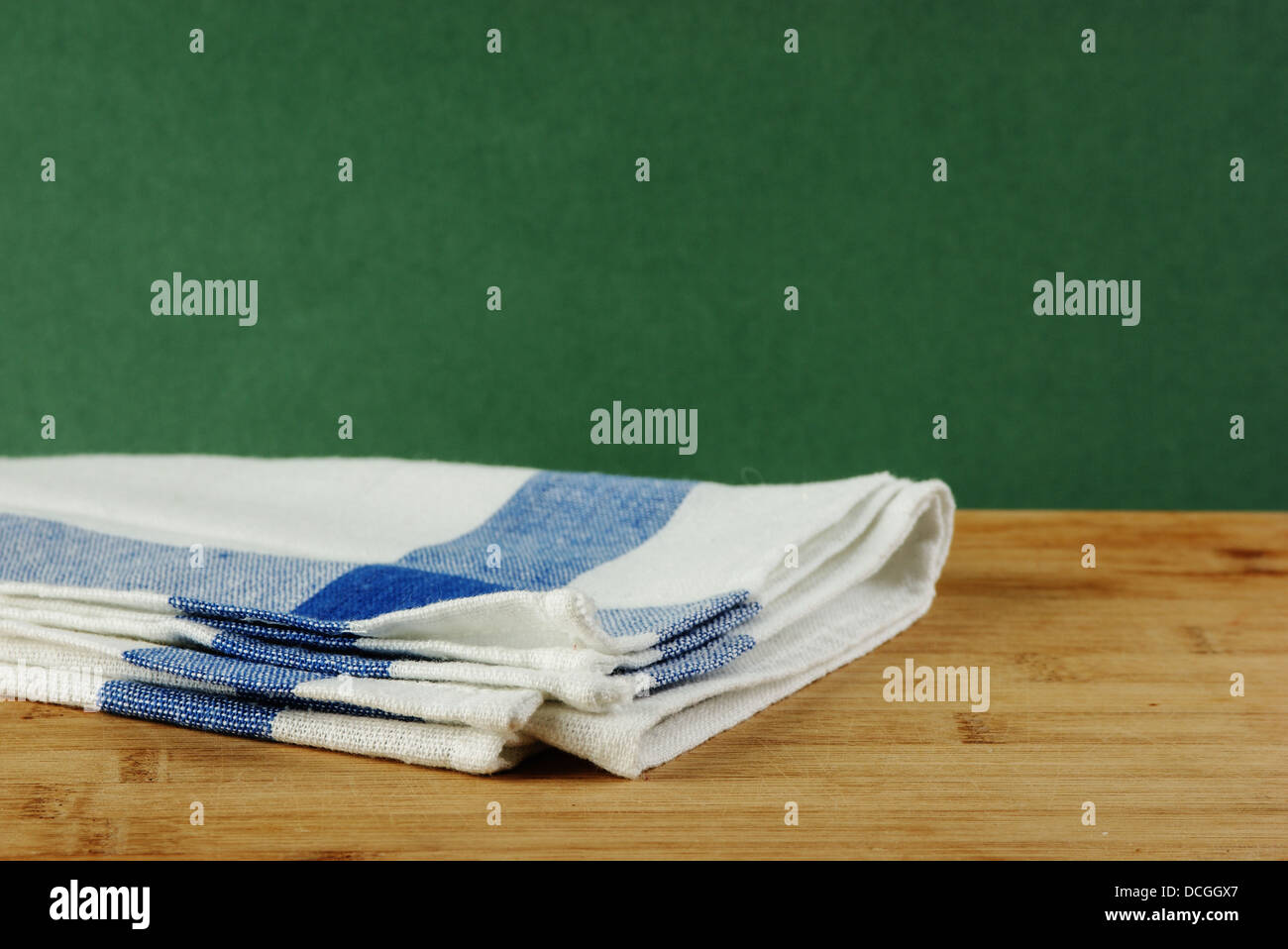Green table napkin hi-res stock photography and images - Alamy