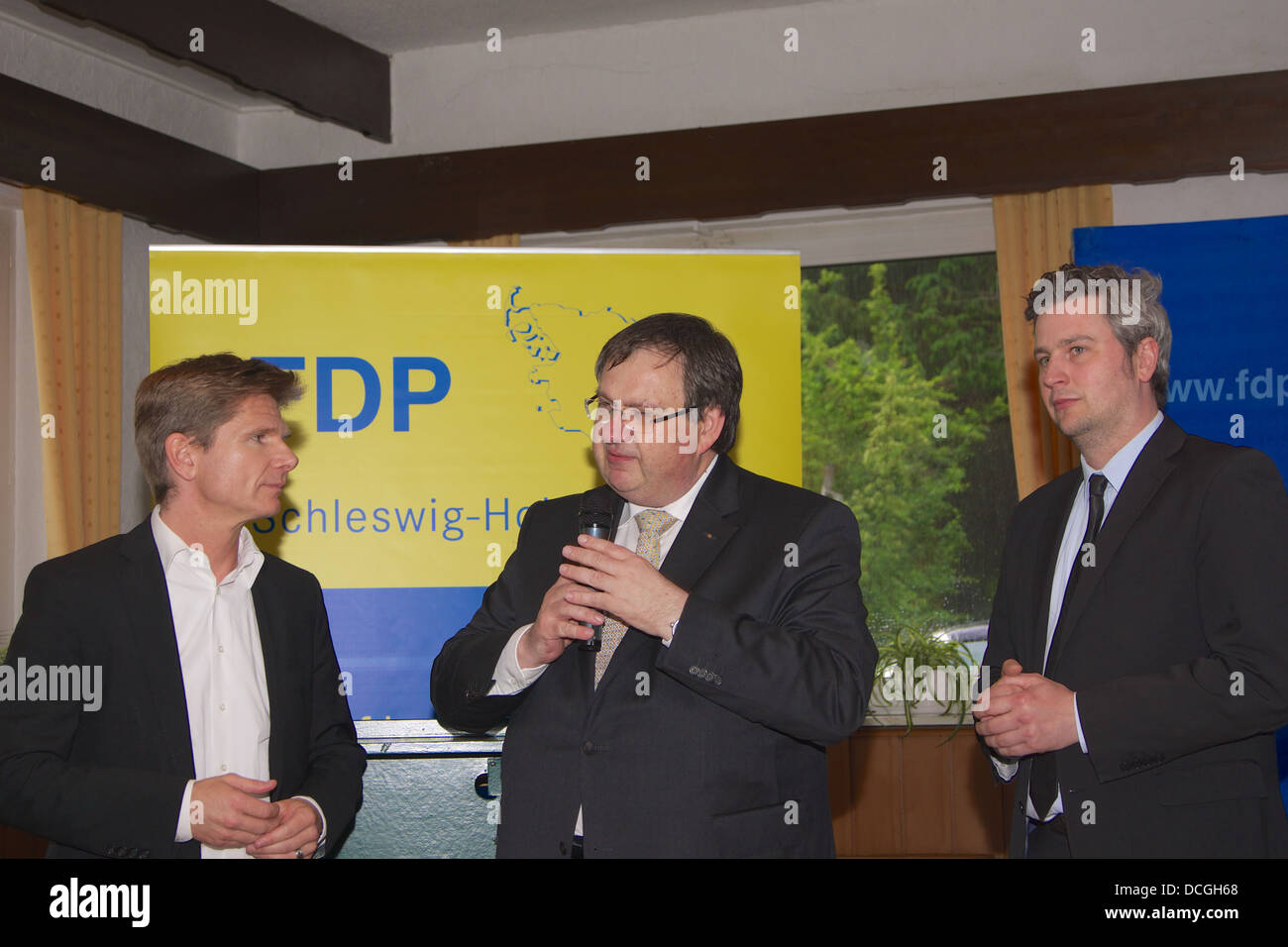 Dr. Heiner Garg, Ekkehard Klug, Sebastian Blumenthal, Member of the ...