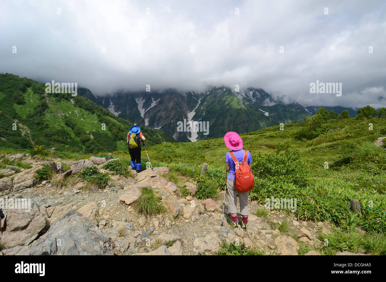 Japan hikers hi-res stock photography and images - Alamy