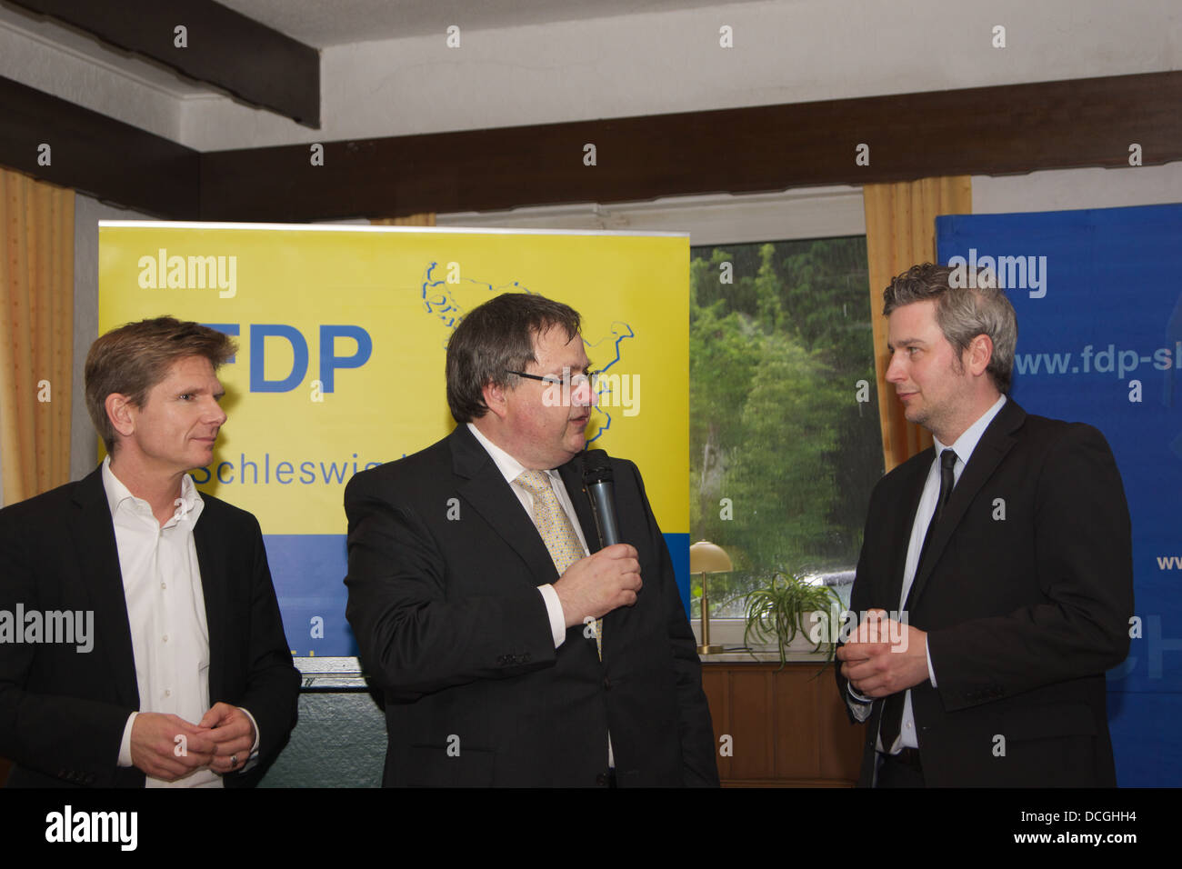 Dr. Heiner Garg, Ekkehard Klug, Sebastian Blumenthal, Member of the ...