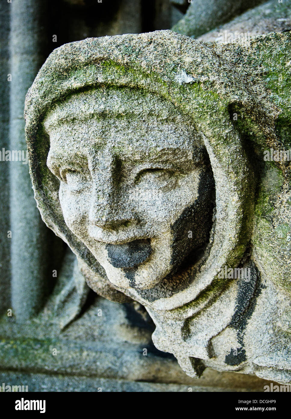 Decorative stone sculpture monk hi-res stock photography and images - Alamy