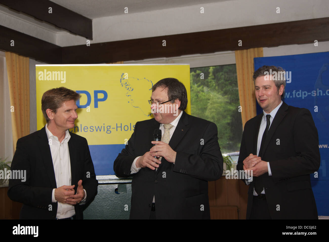 Dr. Heiner Garg, Ekkehard Klug, Sebastian Blumenthal, Member of the ...