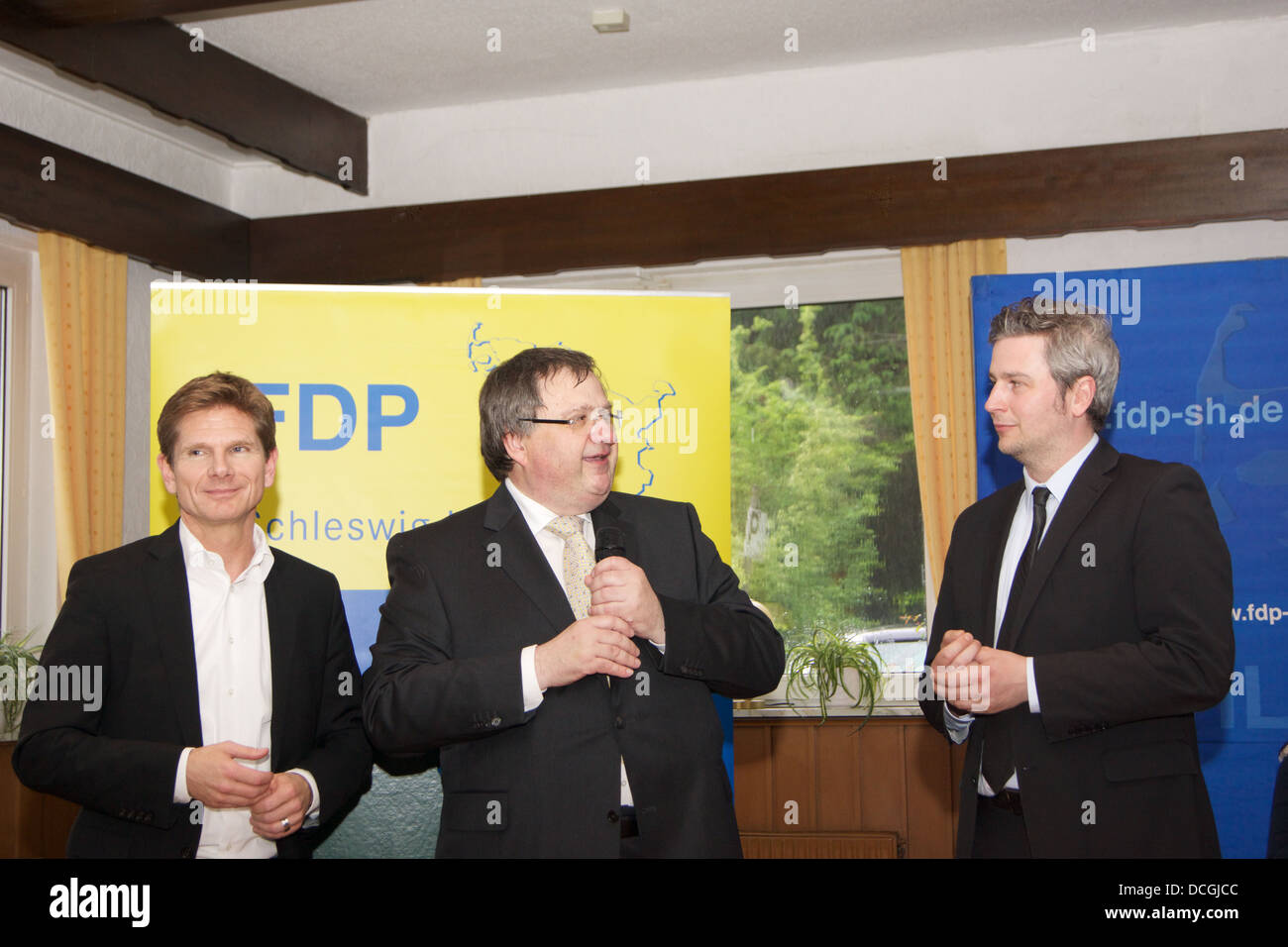 Dr. Heiner Garg, Ekkehard Klug, Sebastian Blumenthal, Member of the ...