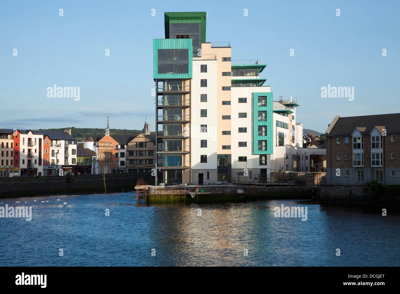 Modern Waterfront Buildings; Sligo Town, County Sligo, Ireland Stock ...
