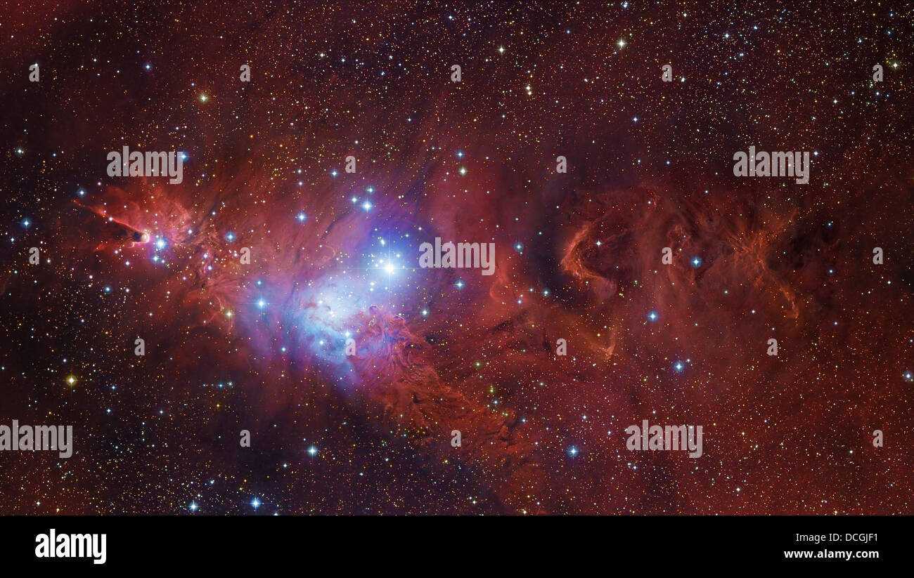 NGC 2264, The Cone Nebula Region Stock Photo - Alamy