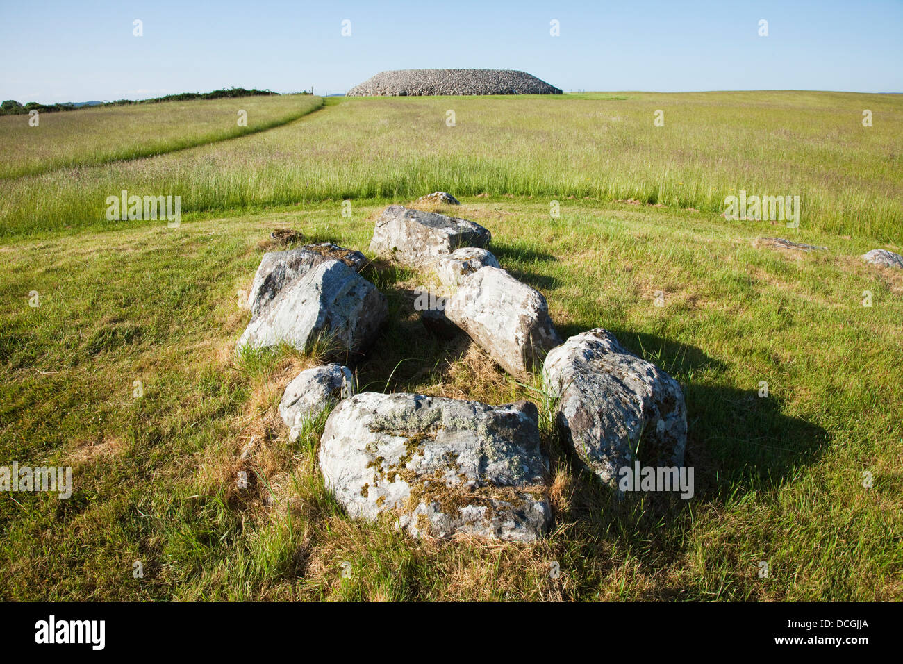 Megalithic Passage Tomb; Carrowmore, County Sligo, Ireland Stock Photo ...