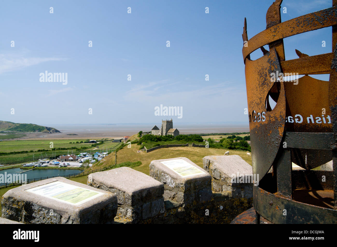 St Nicholas Church, Uphill, Weston-Super-Mare, Somerset, England Stock ...