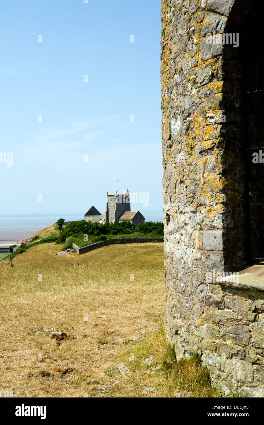 St Nicholas Church Uphill Weston Super Mare High Resolution Stock ...
