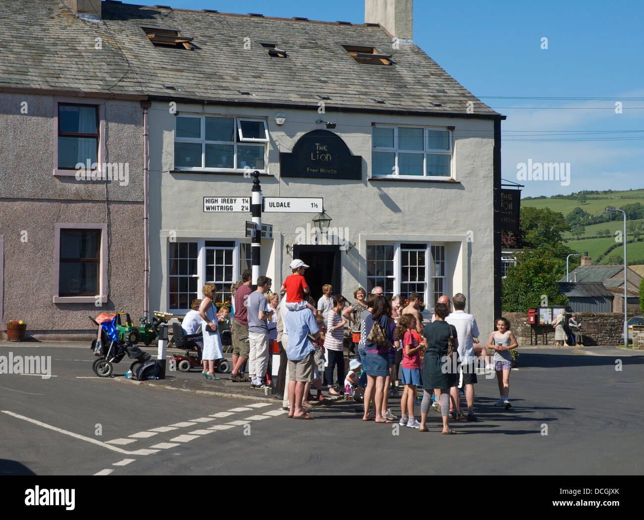 Group people gathered in village hi-res stock photography and images ...