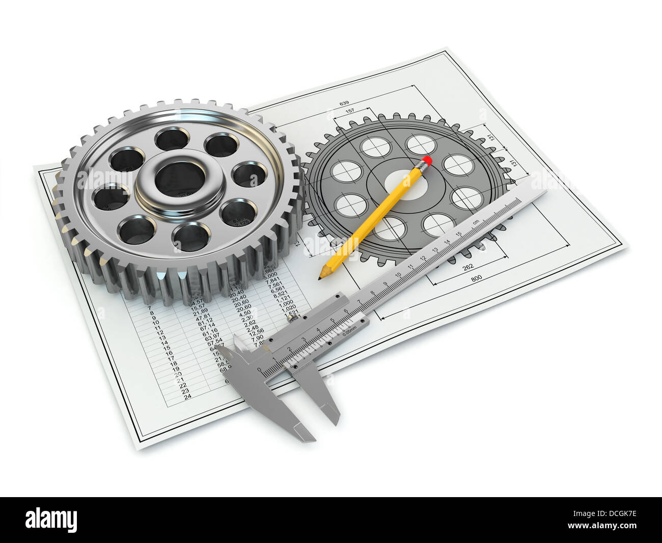 Mechanical Engineering Gears Drawings