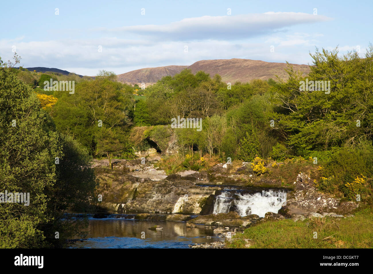 Sheen River Falls Near Kenmare; County Kerry, Ireland Stock Photo - Alamy