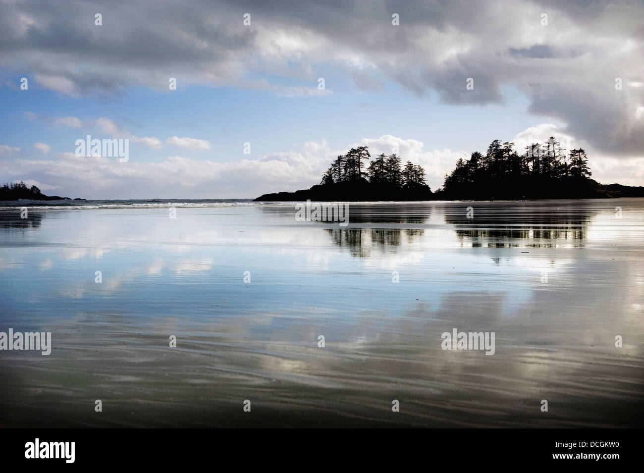 Low Tide In Tofino; Tofino, Vancouver Island, British Columbia, Canada ...