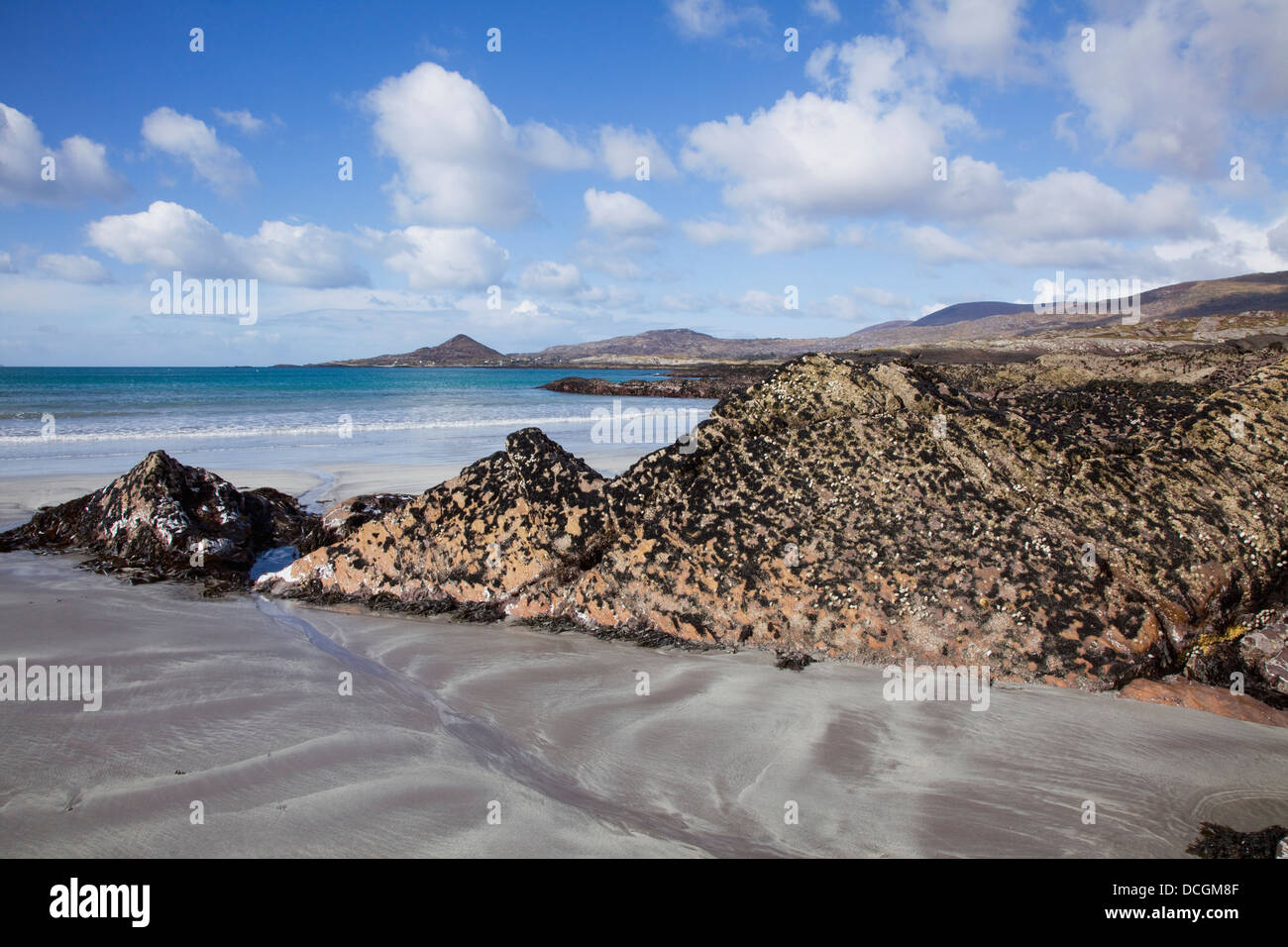 Whitestrand Beach Near Castlecove; County Kerry, Ireland Stock Photo ...