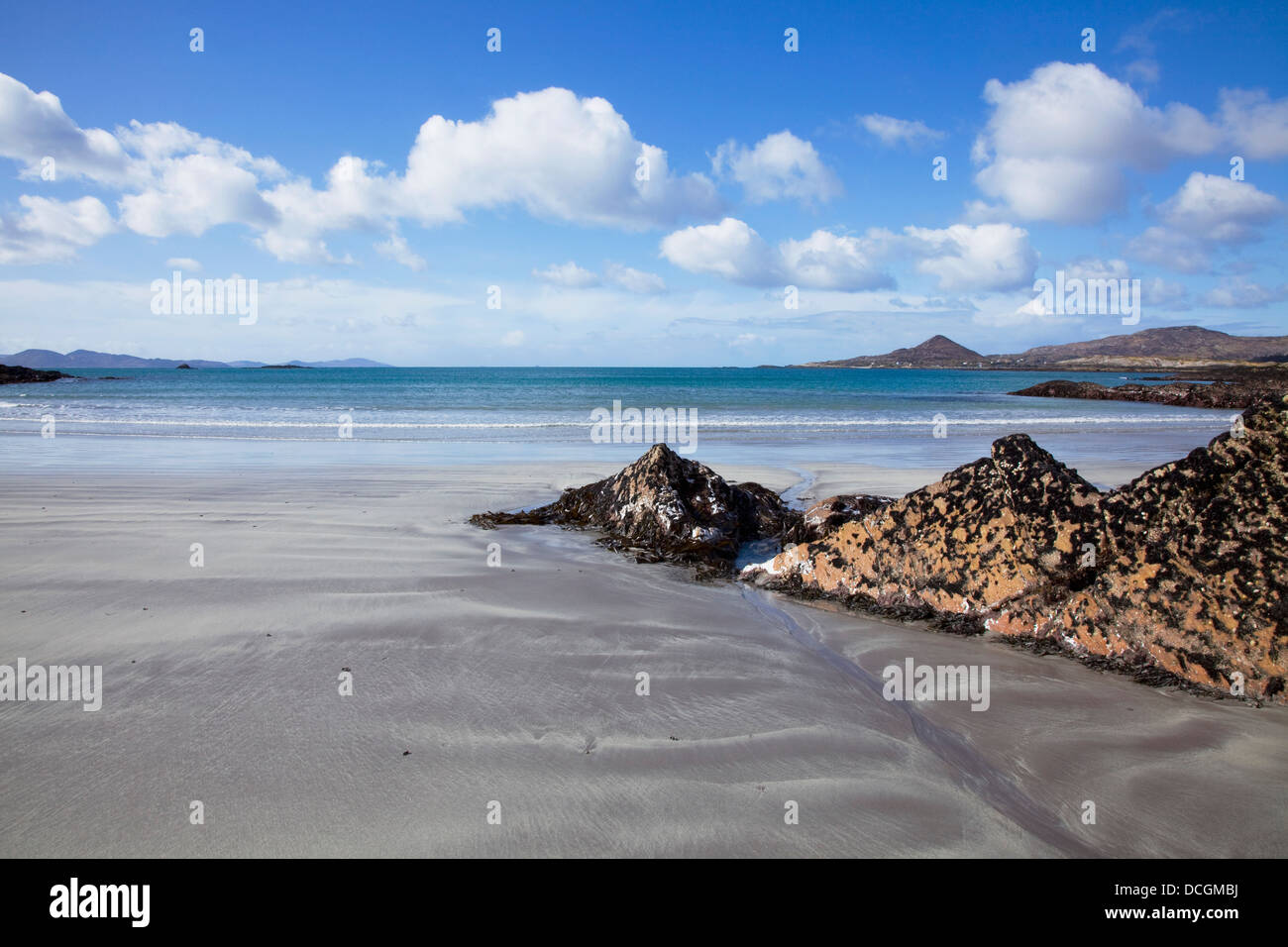 Whitestrand Beach Near Castlecove; County Kerry, Ireland Stock Photo ...