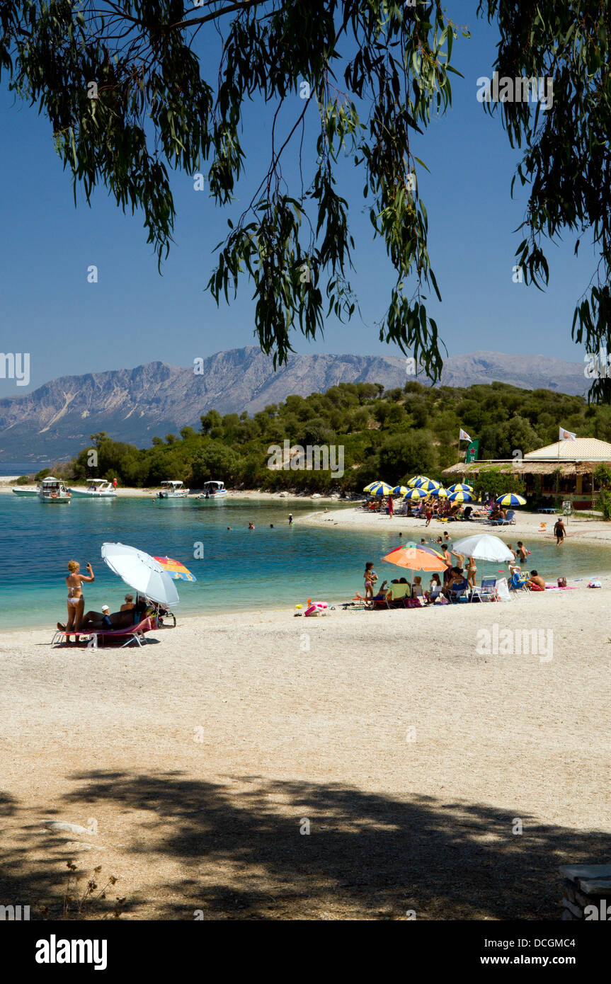 Fanari Beach, Atherinos Bay, Meganisi, Lefkas, Ionian Islands, Greece ...