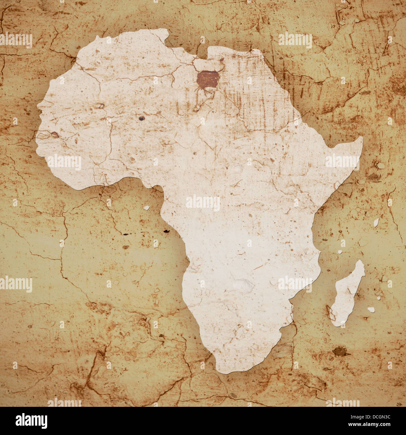 textured map of africa Stock Photo - Alamy