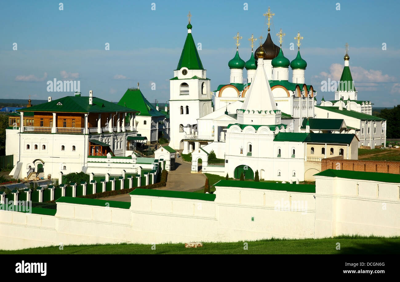 Summer Pechersky Ascension Monastery Nizhny Novgorod Russia Stock Photo ...