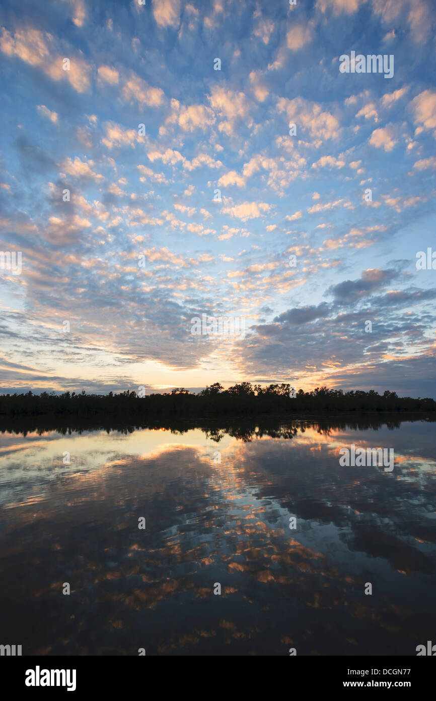 Reflecting Sunset Over Wetland; Florida, Usa Stock Photo - Alamy