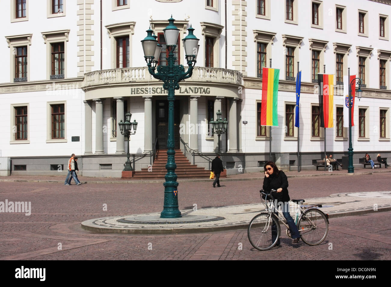 Hessian Parliament, Wiesbaden, Hessen, Germany Stock Photo - Alamy