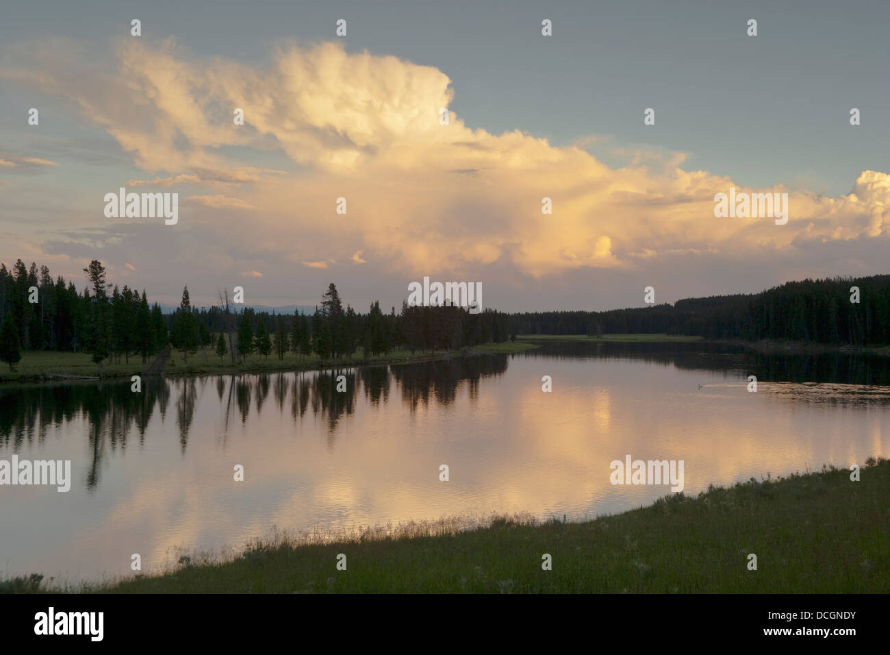 Yellowstone sunsets hi-res stock photography and images - Alamy