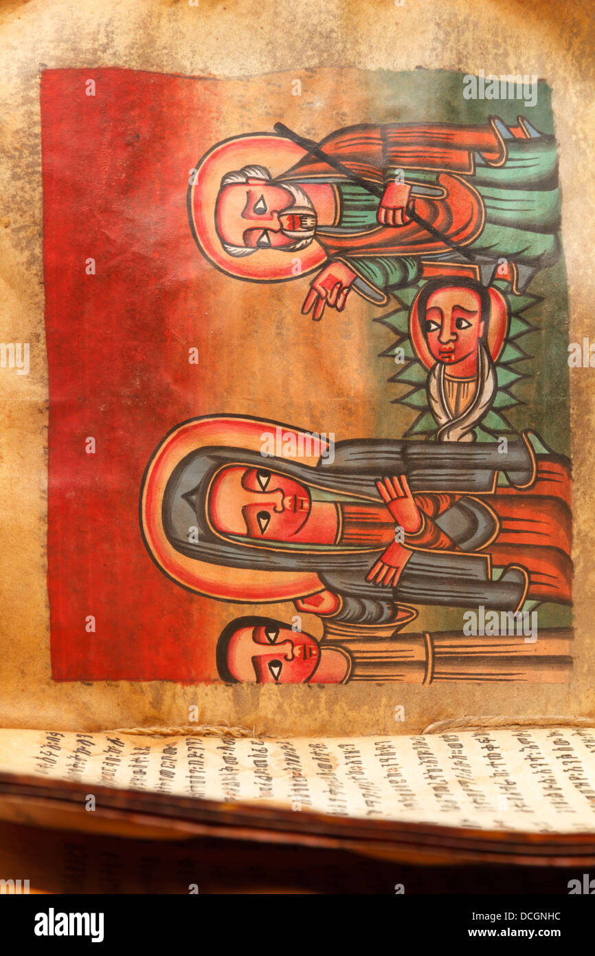 An old ancient book manuscript bible incunable incunabulum block print ...