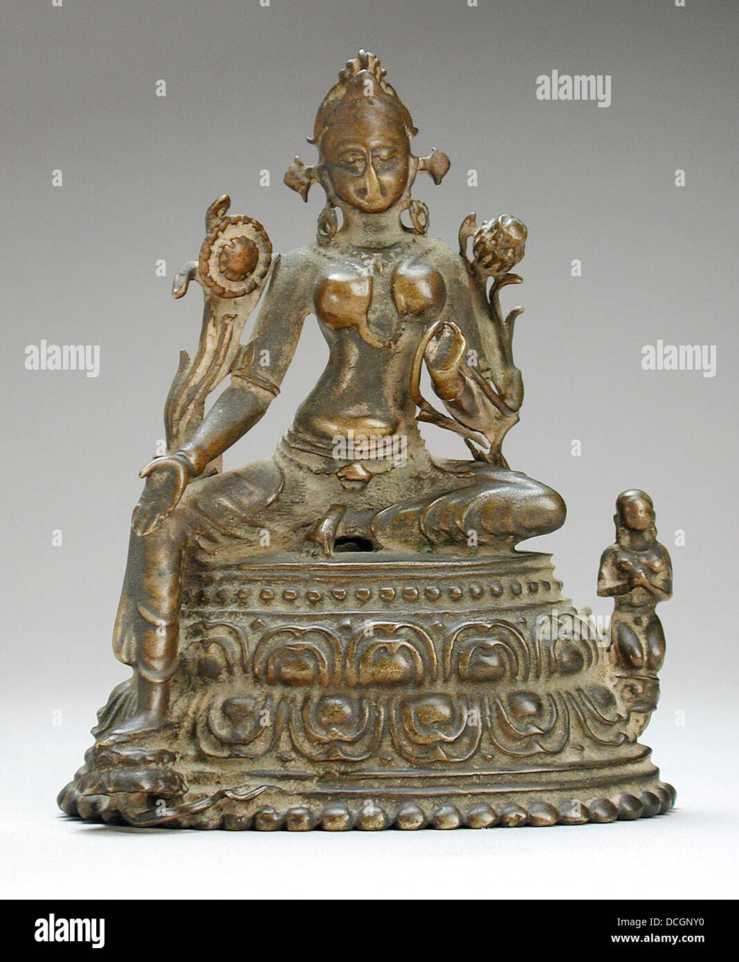 This statue of the Buddhist Goddess Tara, housed at LACMA, portrays a ...