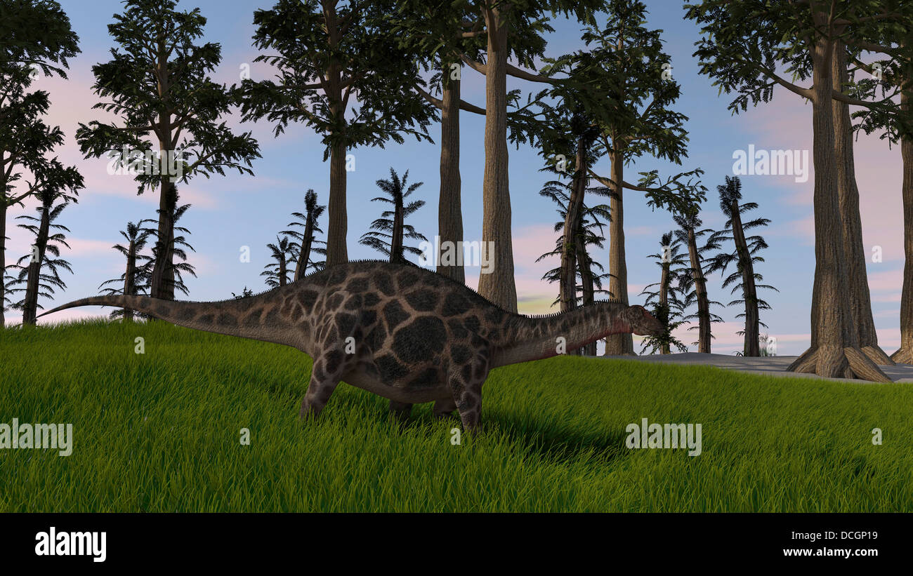 Dicraeosaurus in prehistoric environment hi-res stock photography and ...