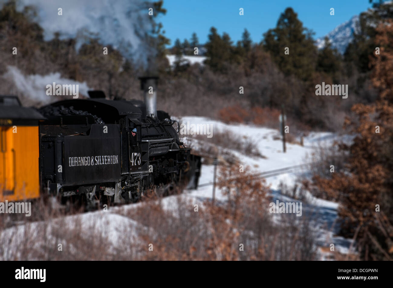 Steam engine from the Durango and Silverton Narrow Gauge Railroad Stock ...