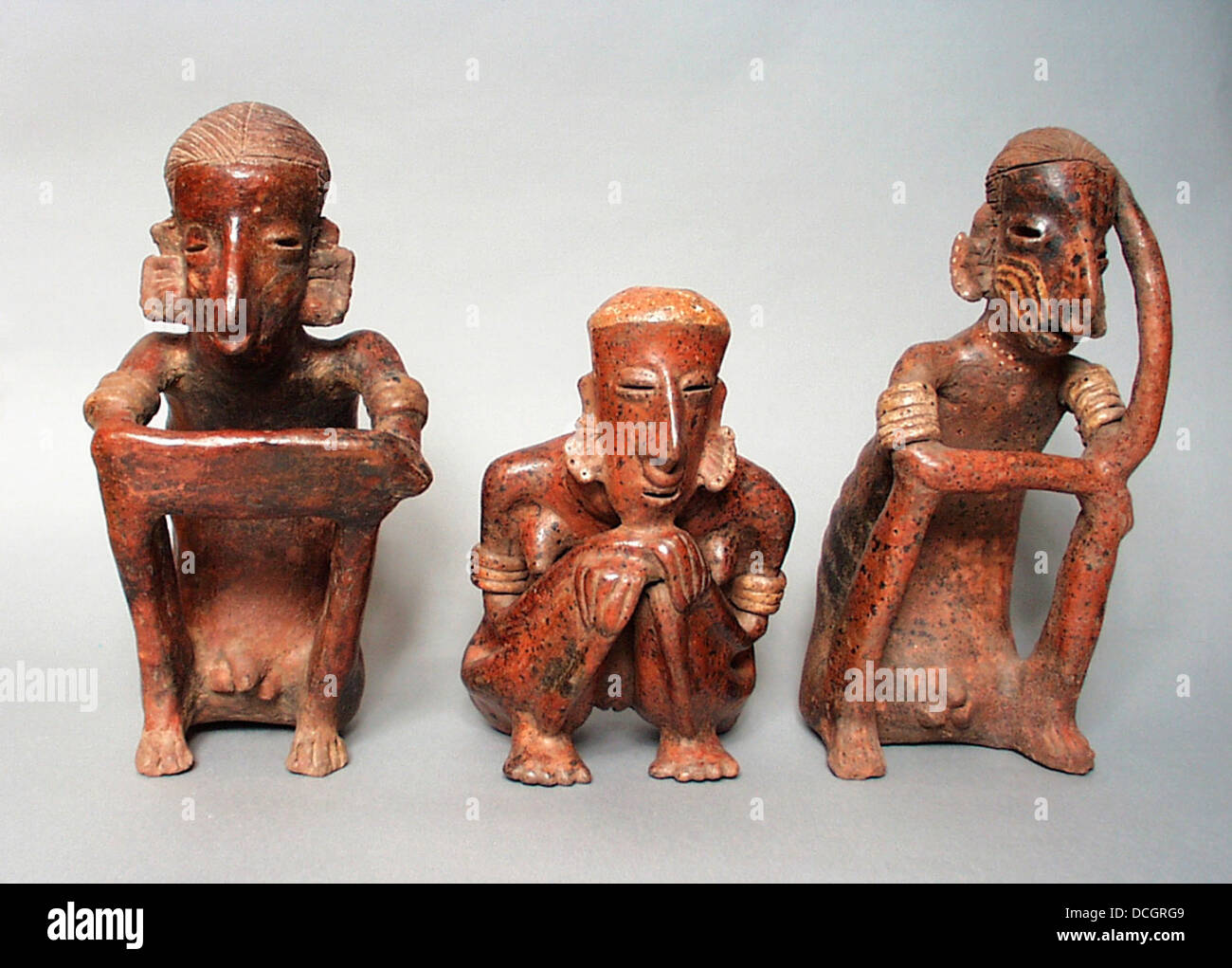 This sculpture, titled 'Three Seated Figures,' is part of the LACMA ...