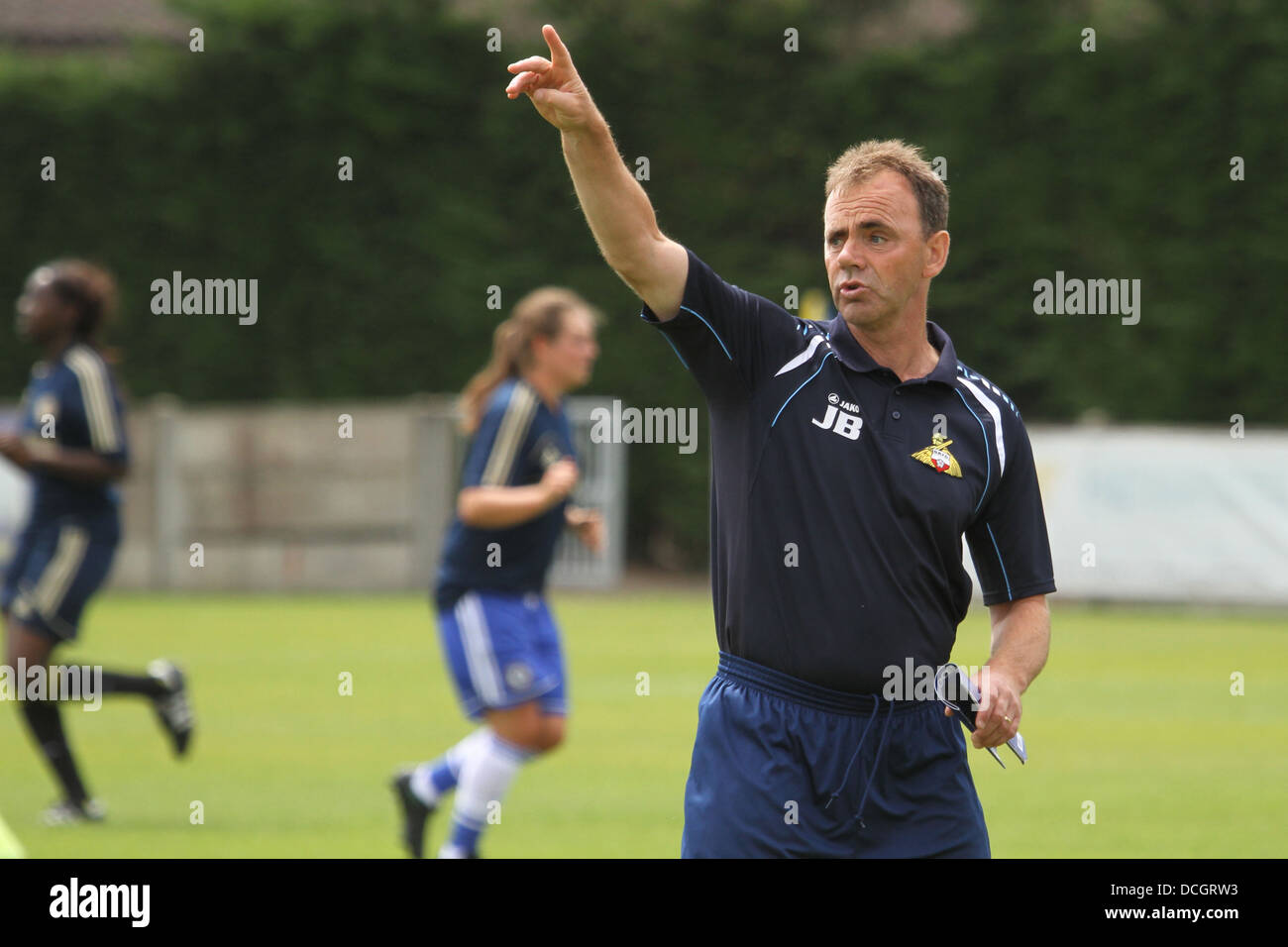 John Buckley Doncaster Rovers Belles manager Stock Photo - Alamy