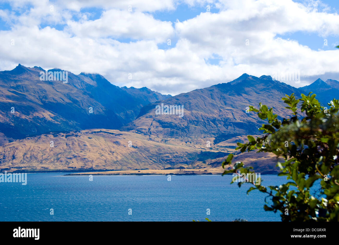 New Zealand's Lake Hawea landscape view Stock Photo - Alamy