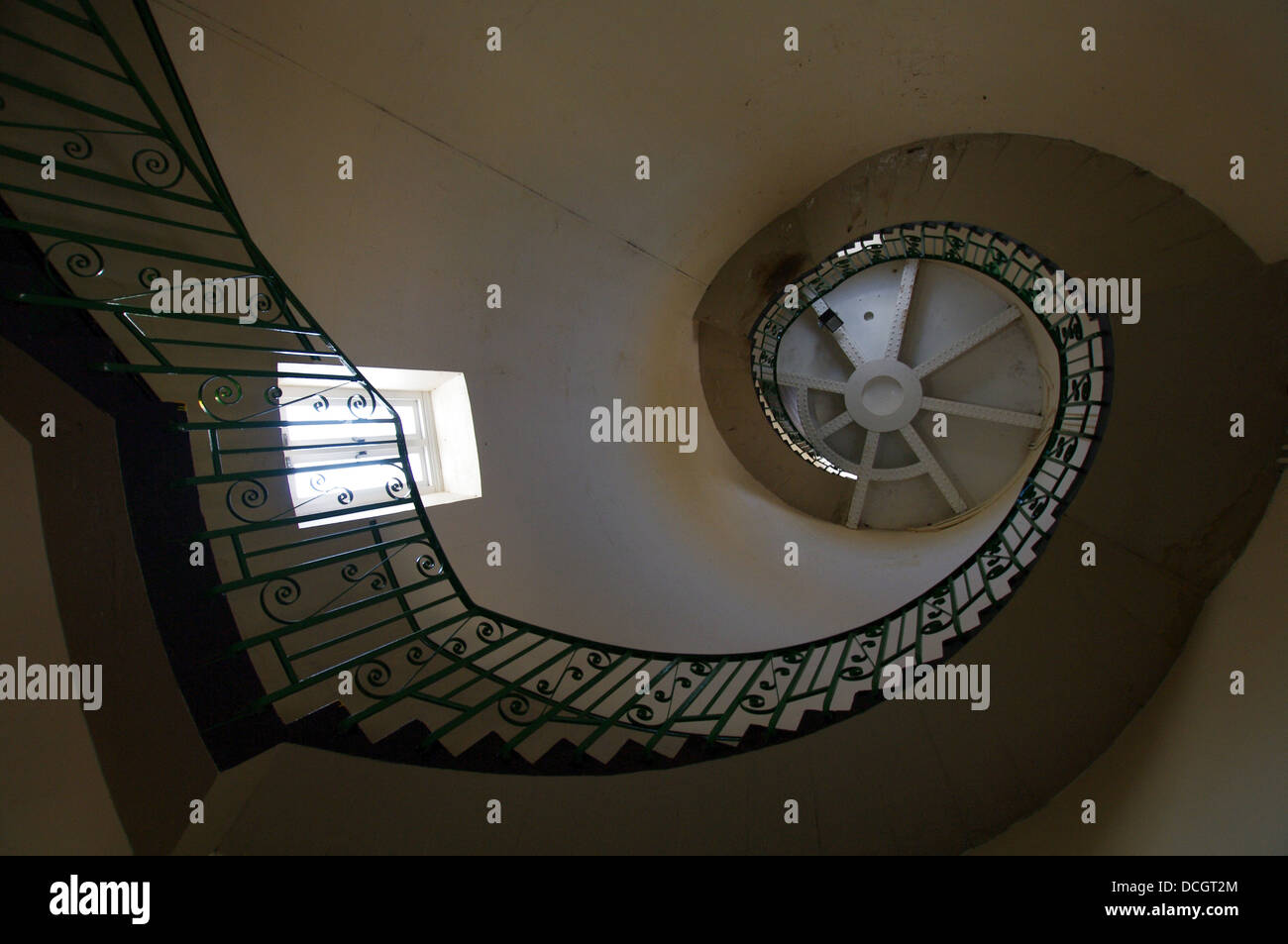 Inside The Old Lighthouse in Dungeness, Kent Stock Photo - Alamy
