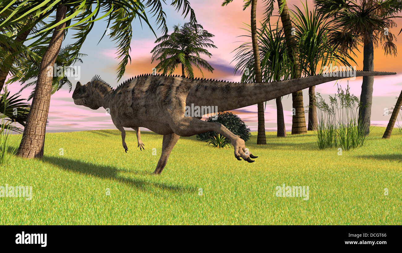 Ceratosaurus dinosaur artwork hi-res stock photography and images - Alamy