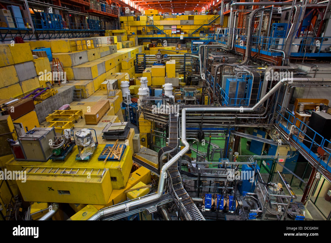 Main experimental hall at the TRIUMF research centre, Vancouver, Canada ...