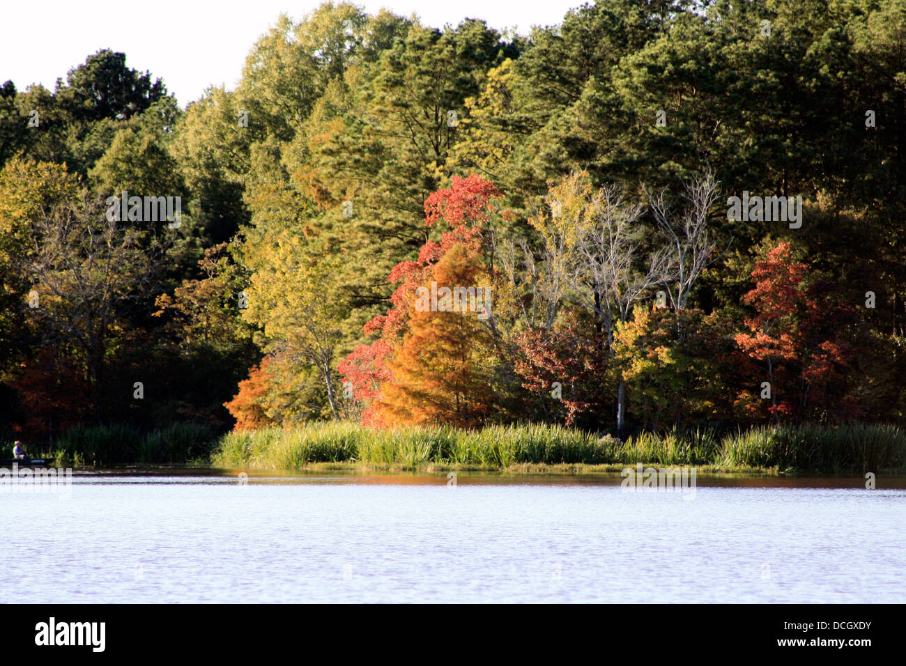 Lake and Fall Foliage Stock Photo - Alamy