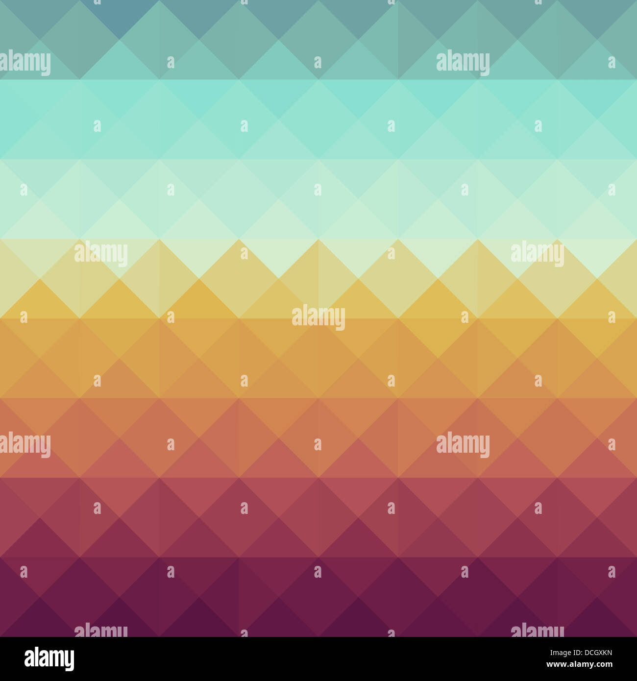 Colorful retro hipsters triangle seamless pattern background. Vector ...