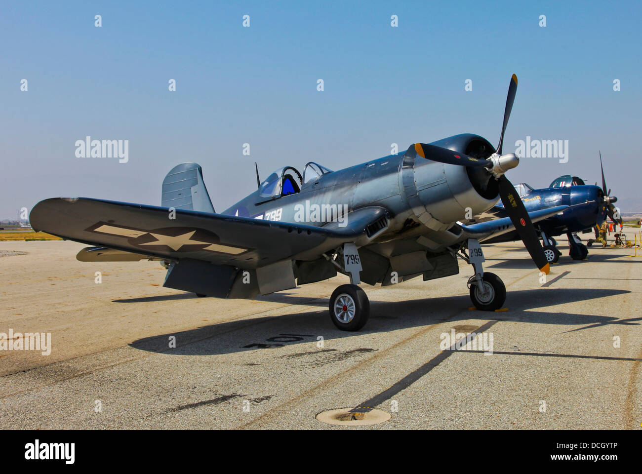 A Vought F4U-1 Corsair aircraft, Chino, California Stock Photo - Alamy