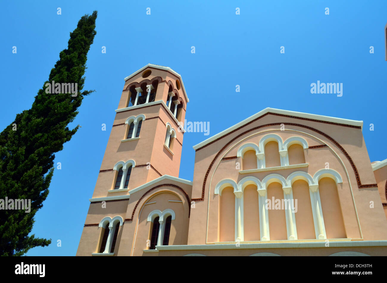 Panagia Katholiki Cathedral Church Stock Photo - Alamy