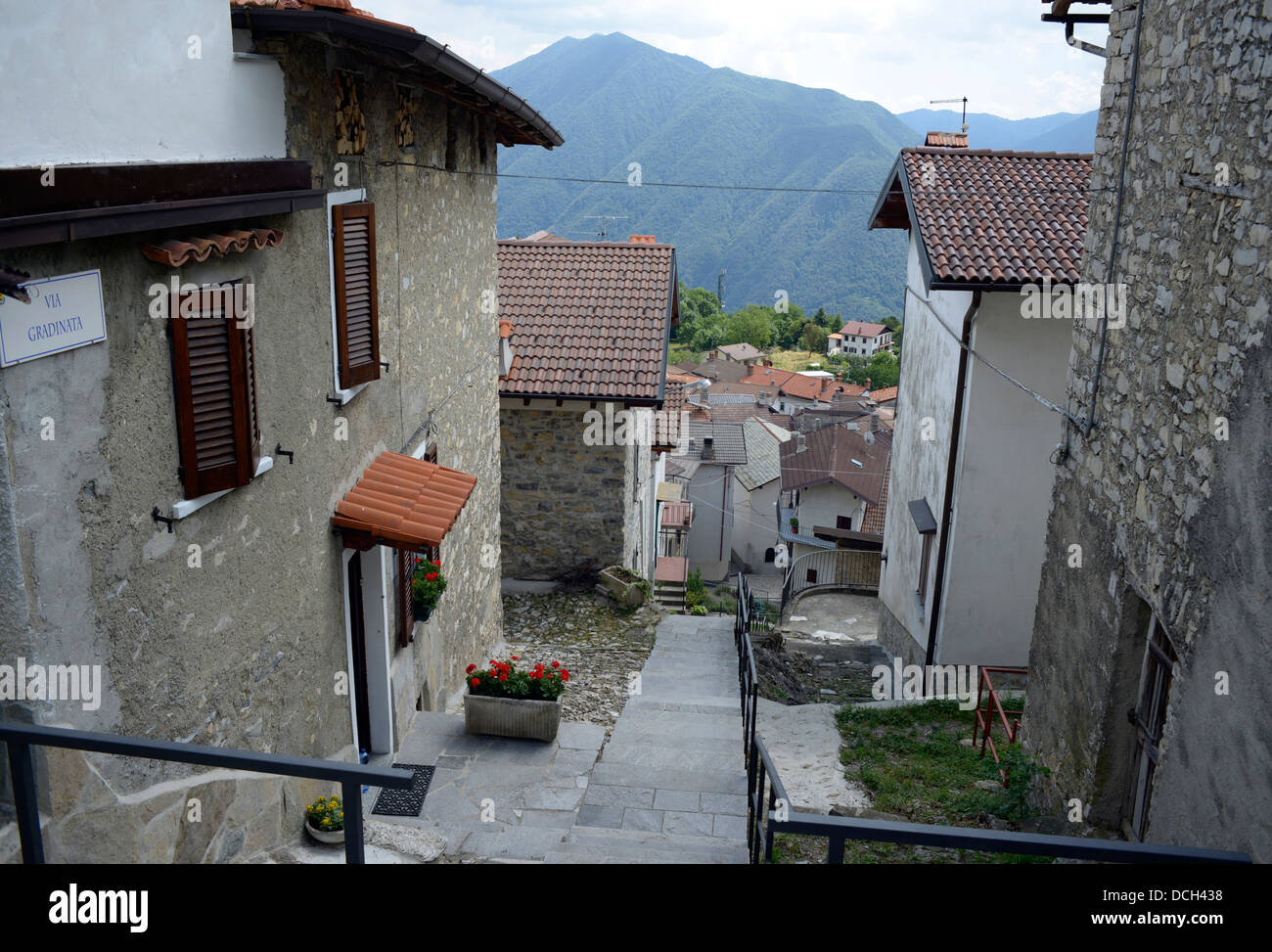 Village of Pigra Lake Como Italy Stock Photo - Alamy