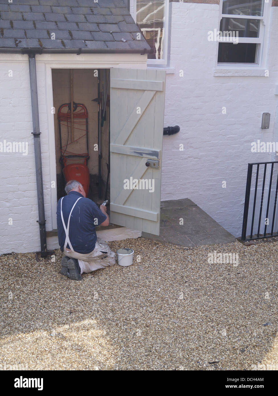 Painter and decorator at work Stock Photo - Alamy