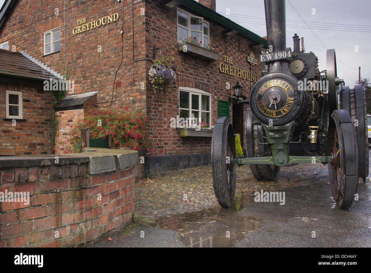 "The Burrell" a Steam Traction engine Stock Photo - Alamy
